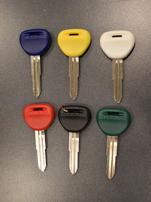Uncut Plastic Head Stealth and 3000GT Keys in various colors ...